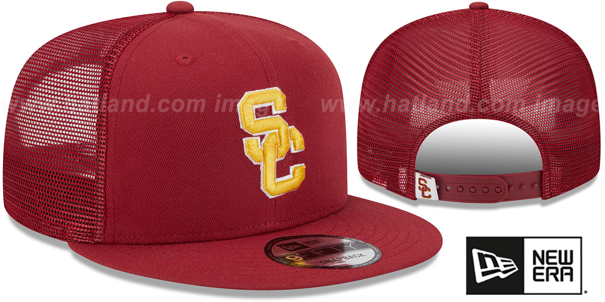 Southern California Southern Cal TEAM-BASIC TRUCKER SNAPBACK Burg