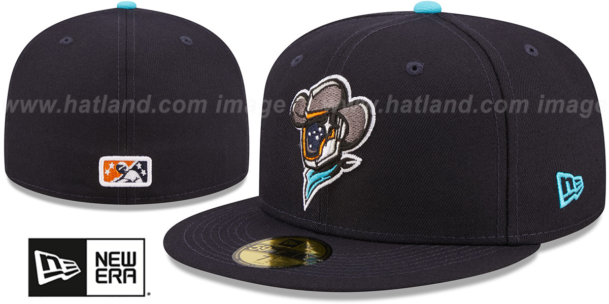 Sugar Land Space Cowboys MILB ONFIELD HOME Navy Fitted Hat