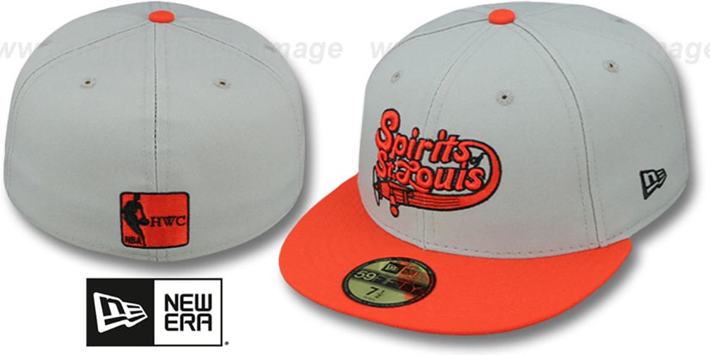 Spirits ABA TEAM-BASIC Grey-Orange Fitted Hat by New Era