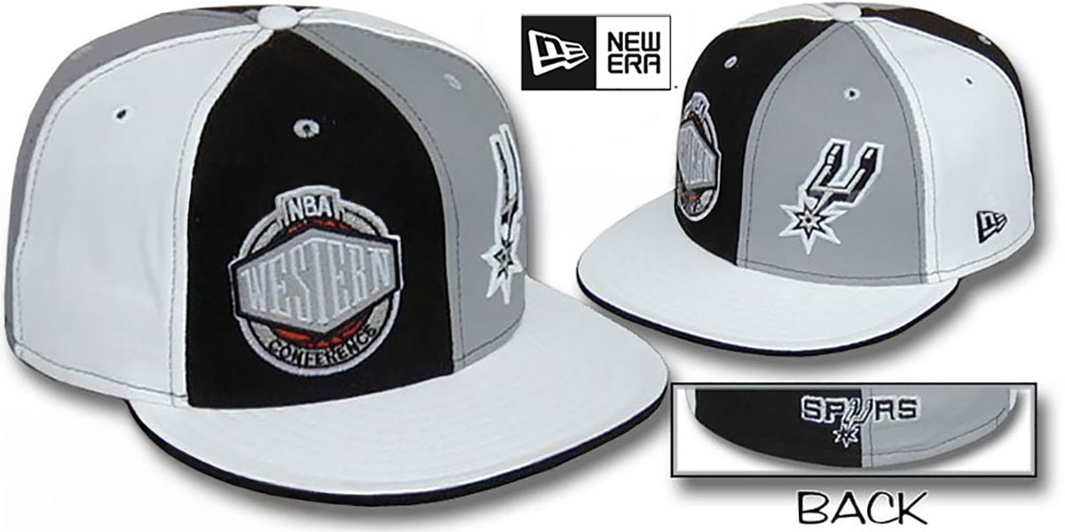 San Antonio Spurs CONFERENCE DOUBLE WHAMMY Fitted Hat