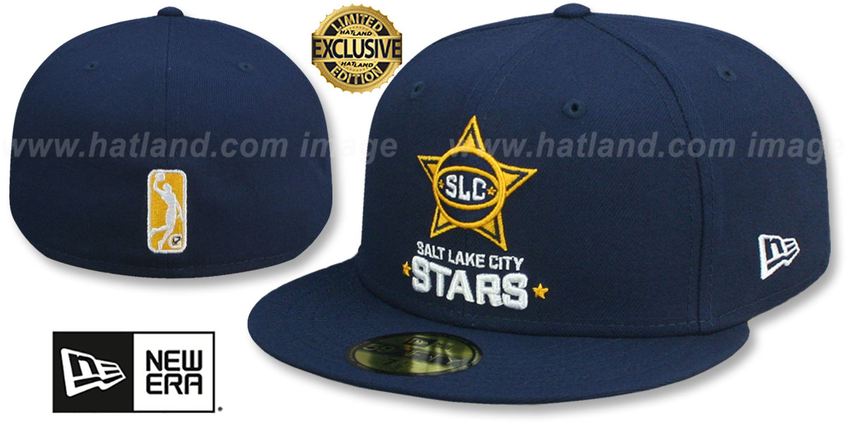Salt Lake City Stars NBA G-LEAGUE Navy Fitted Hat by New Era