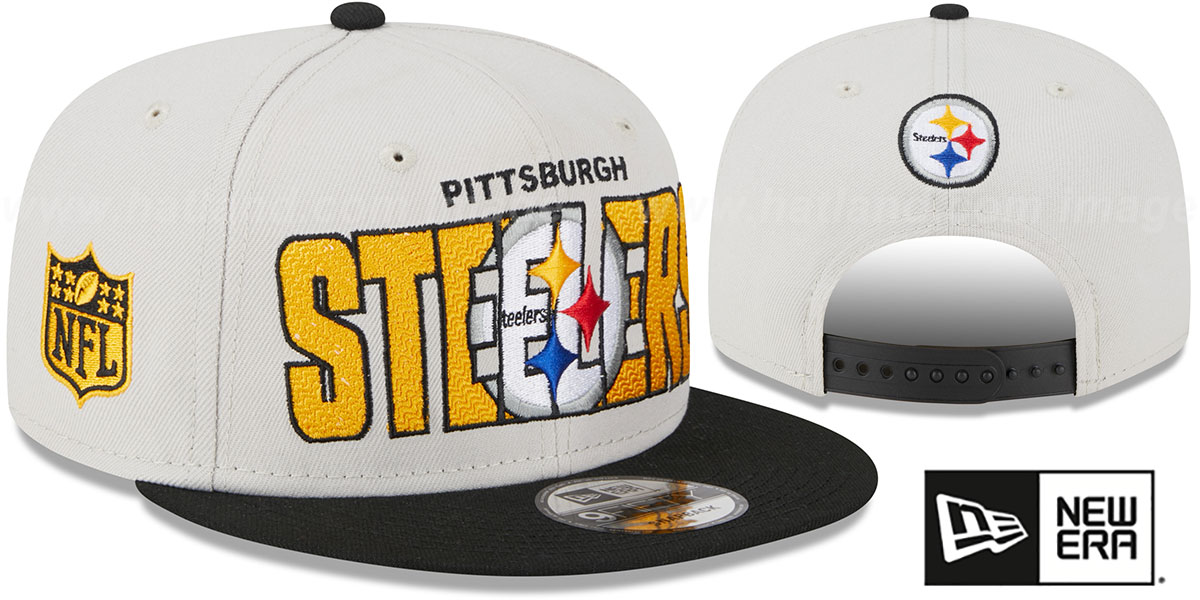 Pittsburgh Steelers 2023 NFL DRAFT SNAPBACK Stone-Black Hat