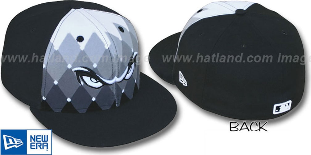 Storm ARGYLE FADE Black Fitted Hat by New Era