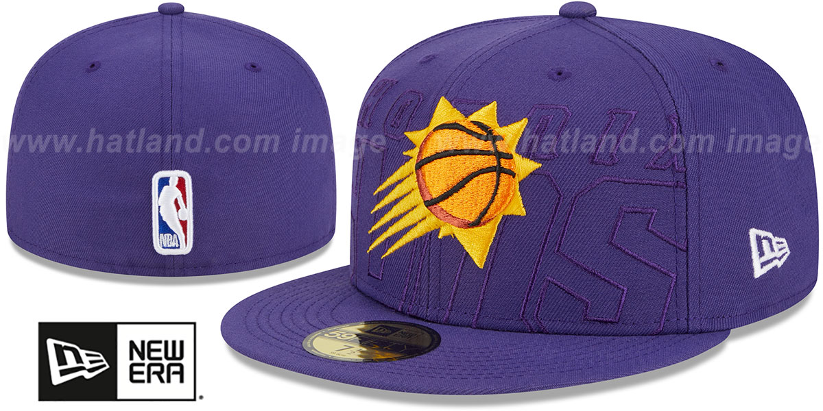 Phoenix Suns 2023 NBA DRAFT Purple Fitted Hat by New Era