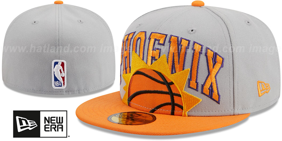 Phoenix Suns 2023 NBA TIP OFF Grey-Orange Fitted Hat