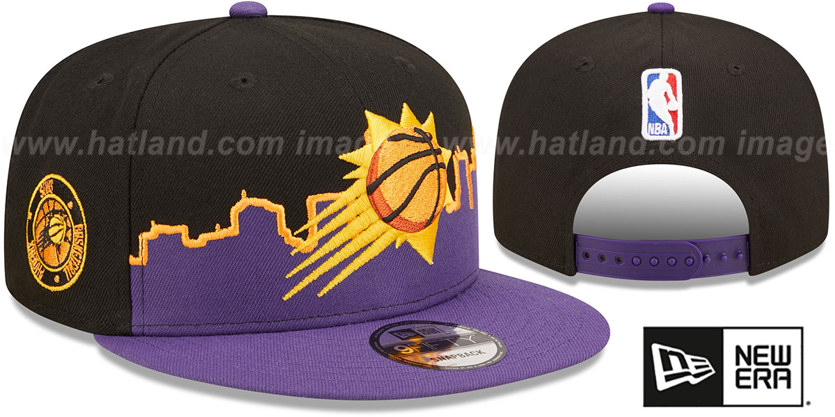 Phoenix Suns SKYLINE TIP OFF SNAPBACK Black-Purple Hat
