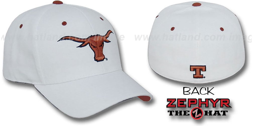 Texas DHS Fitted Hat by Zephyr - white