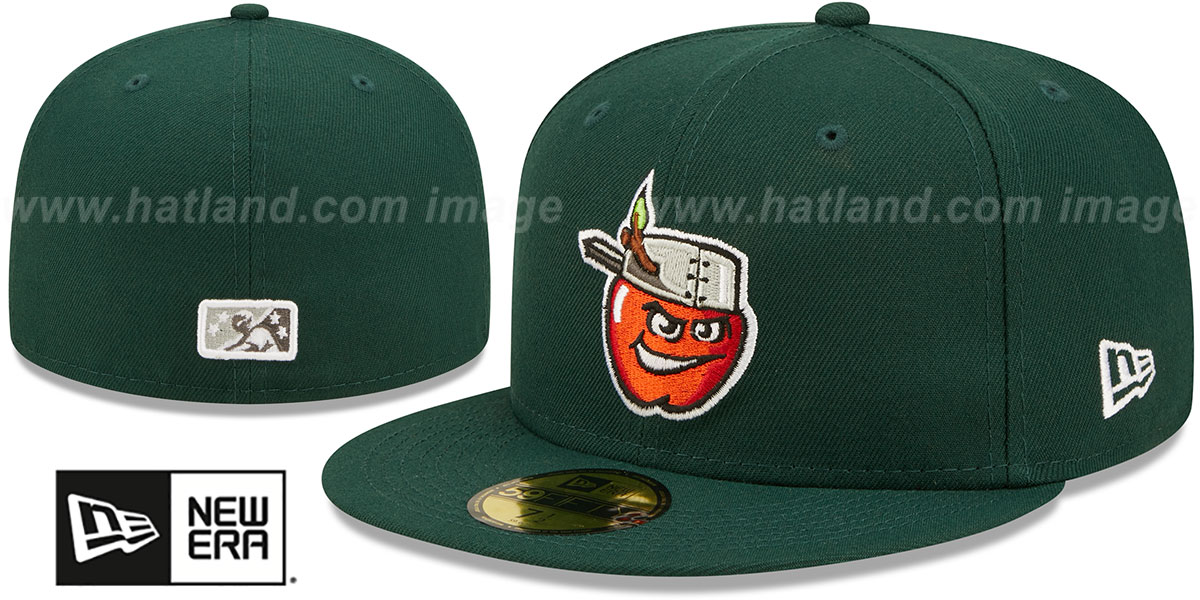 Fort Wayne TinCaps MILB ONFIELD HOME Green Fitted Hat