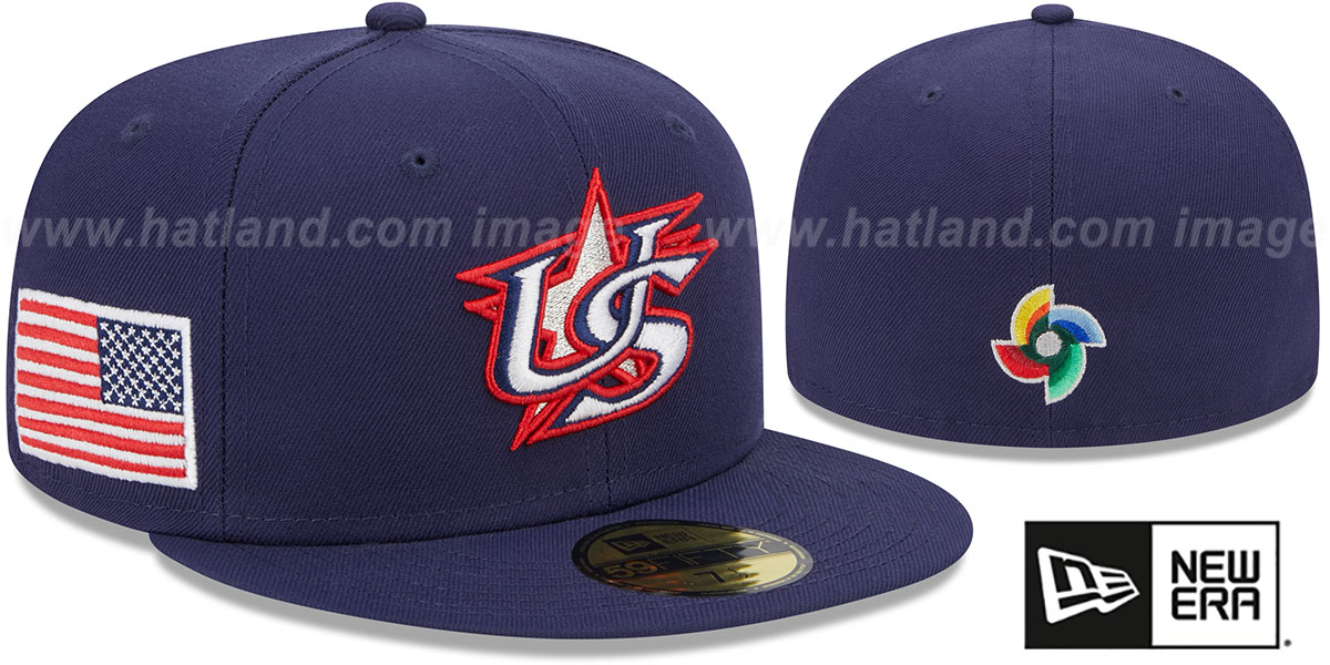 USA 2023 WBC GAME Navy Hat by New Era
