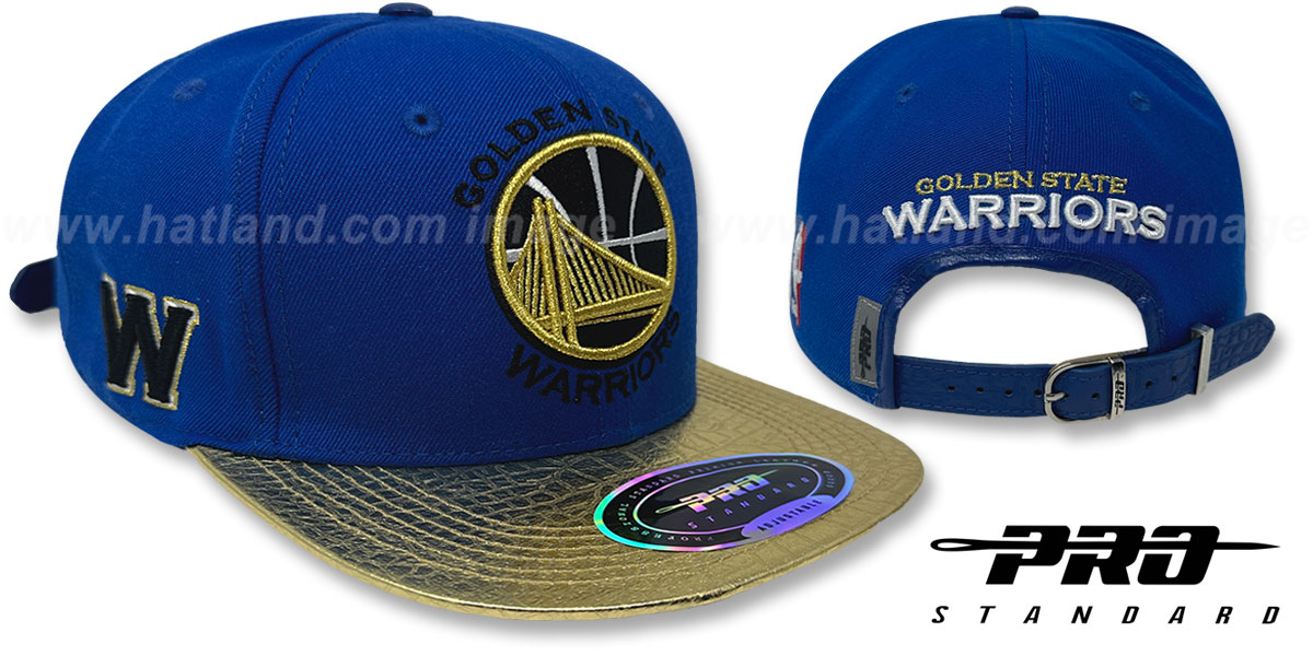 Golden State Warriors TEAM-BASIC STRAPBACK Royal-Gold Hat