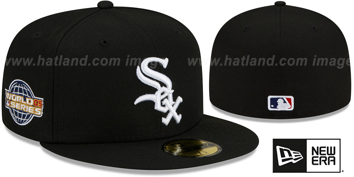 Chicago White Sox 2005 WORLD SERIES SIDE-PATCH UP Fitted Hat