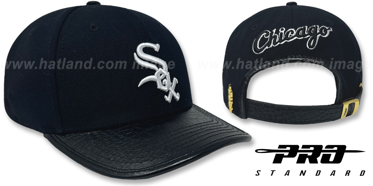 Chicago White Sox LOW-PRO BASIC STRAPBACK Black Hat