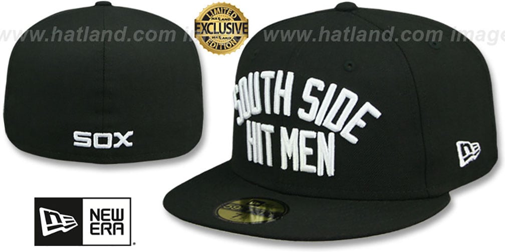 Chicago White Sox SOUTH SIDE HITMEN Black Fitted Hat