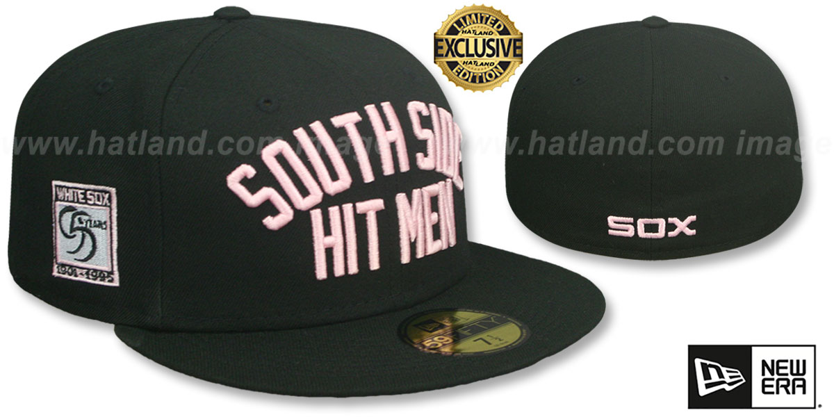 Chicago White Sox SOUTHSIDE HITMEN PATCH-BOTTOM Black-Pink Fitted