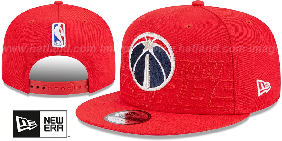 Washington Wizards 2023 NBA DRAFT SNAPBACK Red Hat