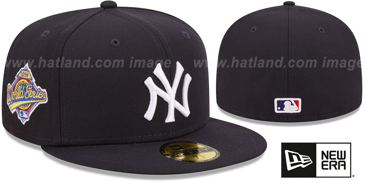 New York Yankees 1996 WORLD SERIES SIDE-PATCH UP Fitted Hat
