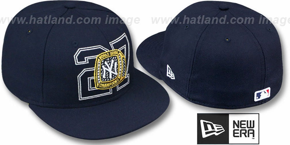 Yankees 27 WS RINGS CHAMPIONSHIPS Hat by New Era