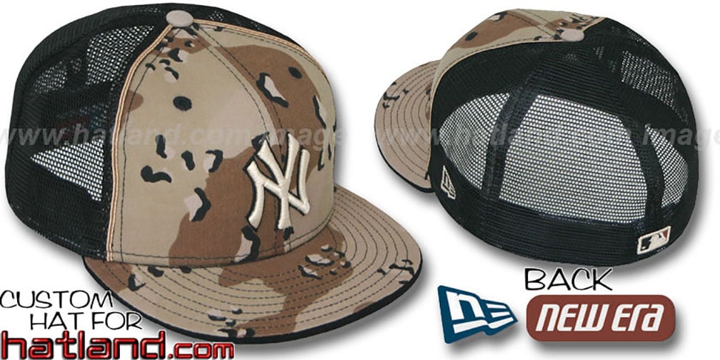 Yankees DESERT STORM MESH-BACK Fitted Hat by New Era