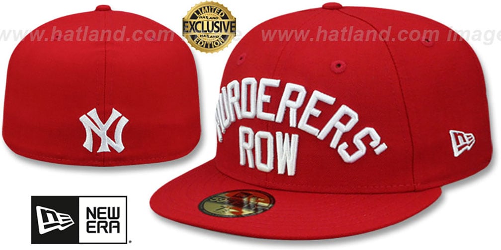 New York Yankees MURDERERS ROW Red Fitted Hat by New Era