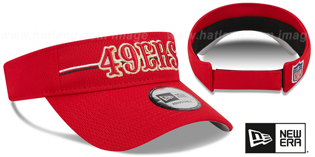 San Francisco 49ers 2023 NFL TRAINING CAMP VISOR Red