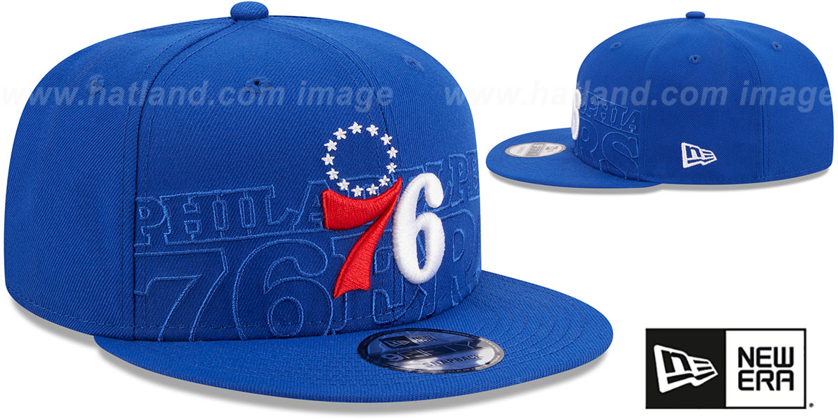Philadelphia 76ers 2023 NBA DRAFT SNAPBACK Royal Hat