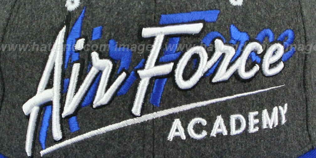 Air Force BACKDROP SNAPBACK Grey-Royal Hat by Zephyr