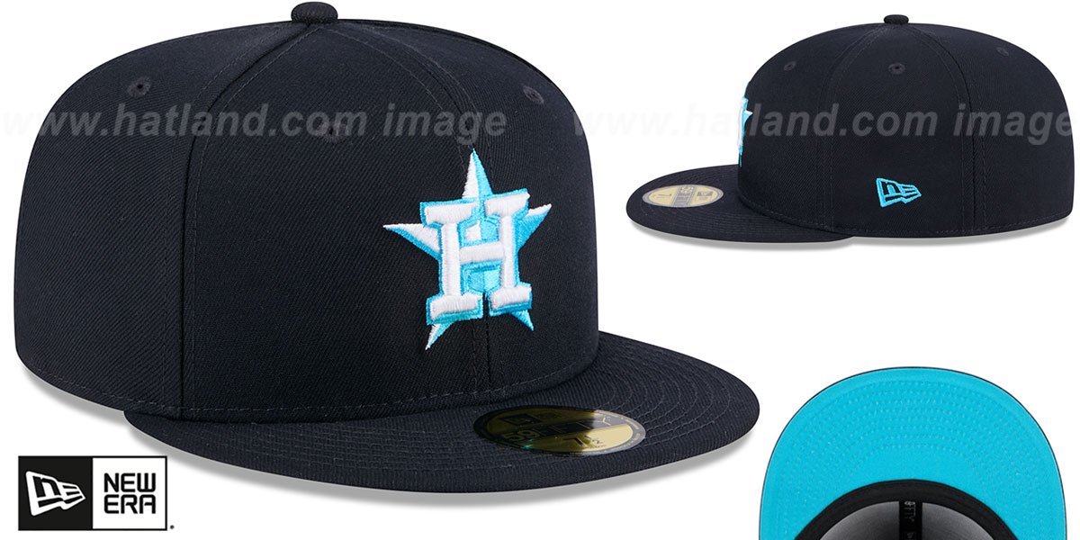 Houston Astros 2024 FATHERS DAY Fitted Hat by New Era
