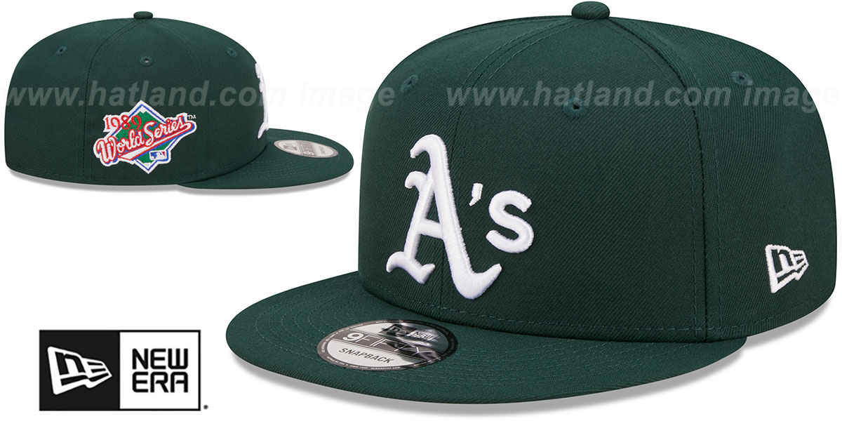 Oakland Athletics 1989 WS SIDE-PATCH SNAPBACK Hat by New Era