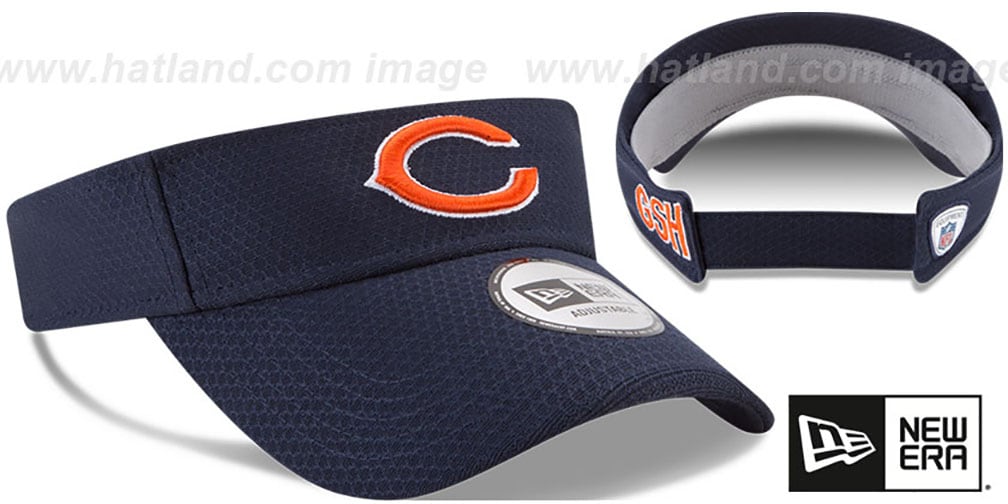 Chicago Bears 2017 NFL TRAINING VISOR Navy by New Era