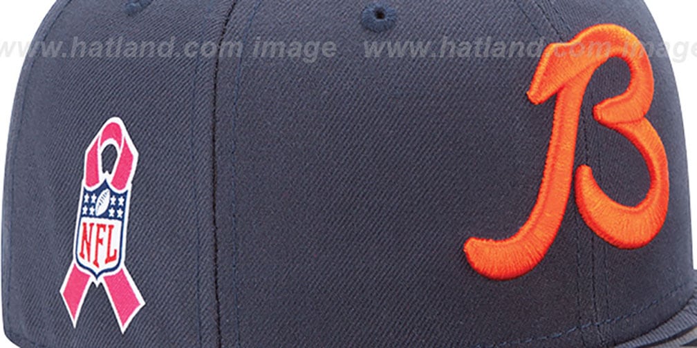 Chicago Bears NFL BCA Navy Fitted Hat by New Era