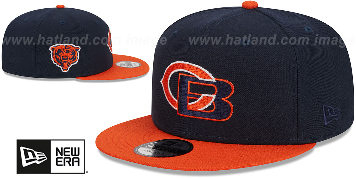 Chicago Bears NFL LIGATURE SNAPBACK Navy-Orange Hat