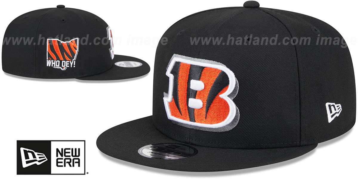 Cincinnati Bengals 2024 NFL DRAFT SNAPBACK Black Hat