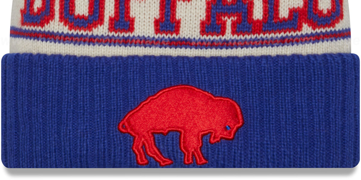 Buffalo Bills 2023 HISTORIC SIDELINE Knit Beanie Hat