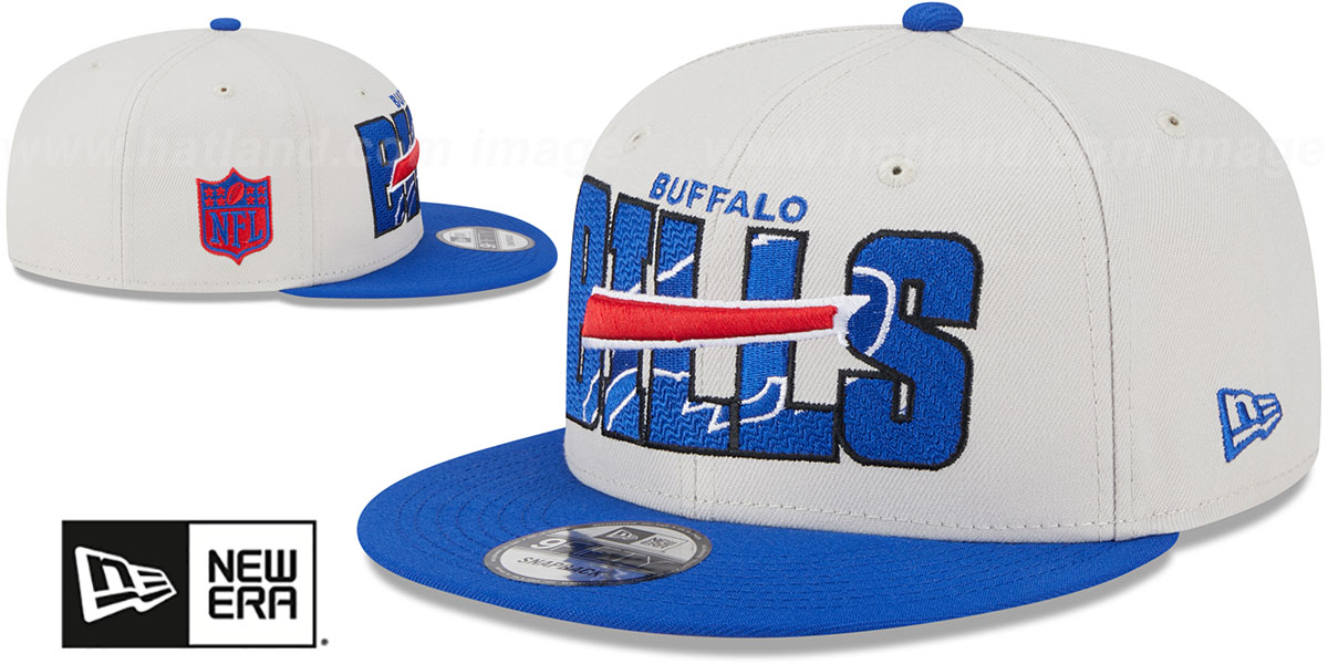 Buffalo Bills 2023 NFL DRAFT SNAPBACK Stone-Royal Hat
