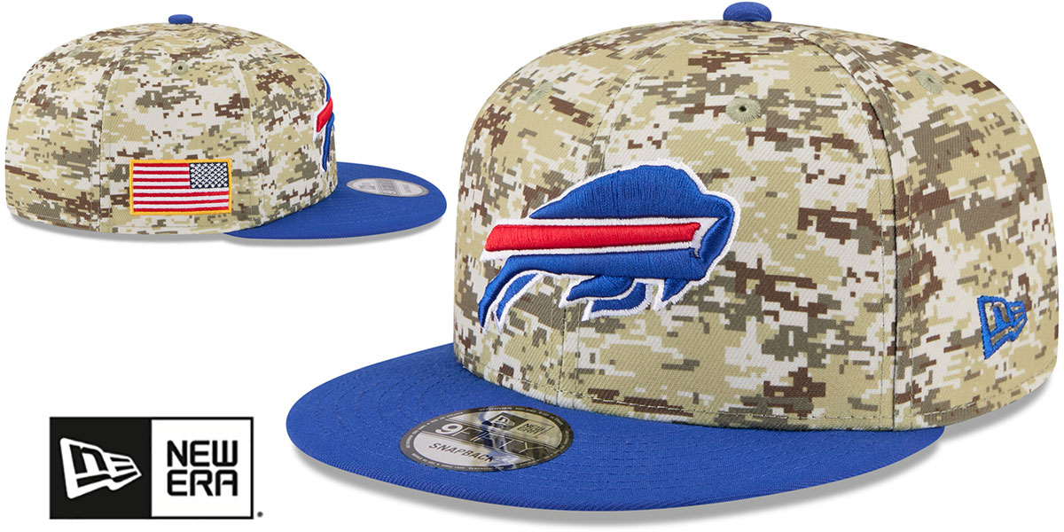 Buffalo Bills 2025 SALUTE-TO-SERVICE SNAPBACK Desert Storm-Royal