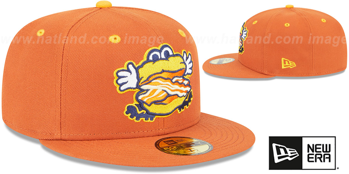Montgomery Biscuits THEME NIGHT Burnt Orange Fitted Hat