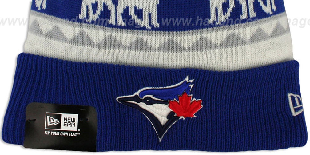 Blue Jays THE-MOOSER Knit Beanie Hat by New Era