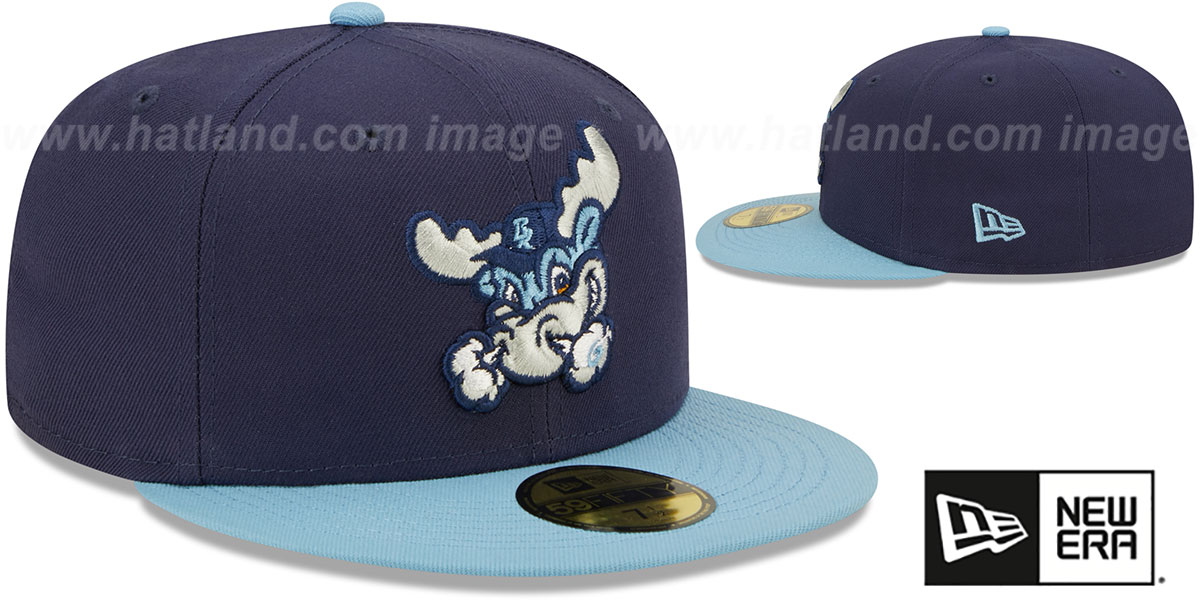 Wilmington Blue Rocks MILB ONFIELD ROAD Navy-Sky Fitted Hat