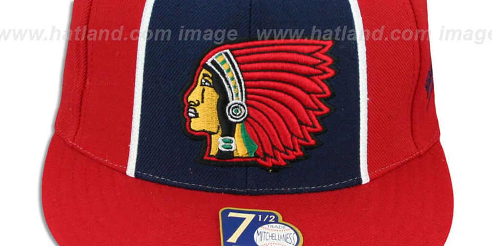 Boston Braves ZELLA Fitted Hat by Mitchell and Ness