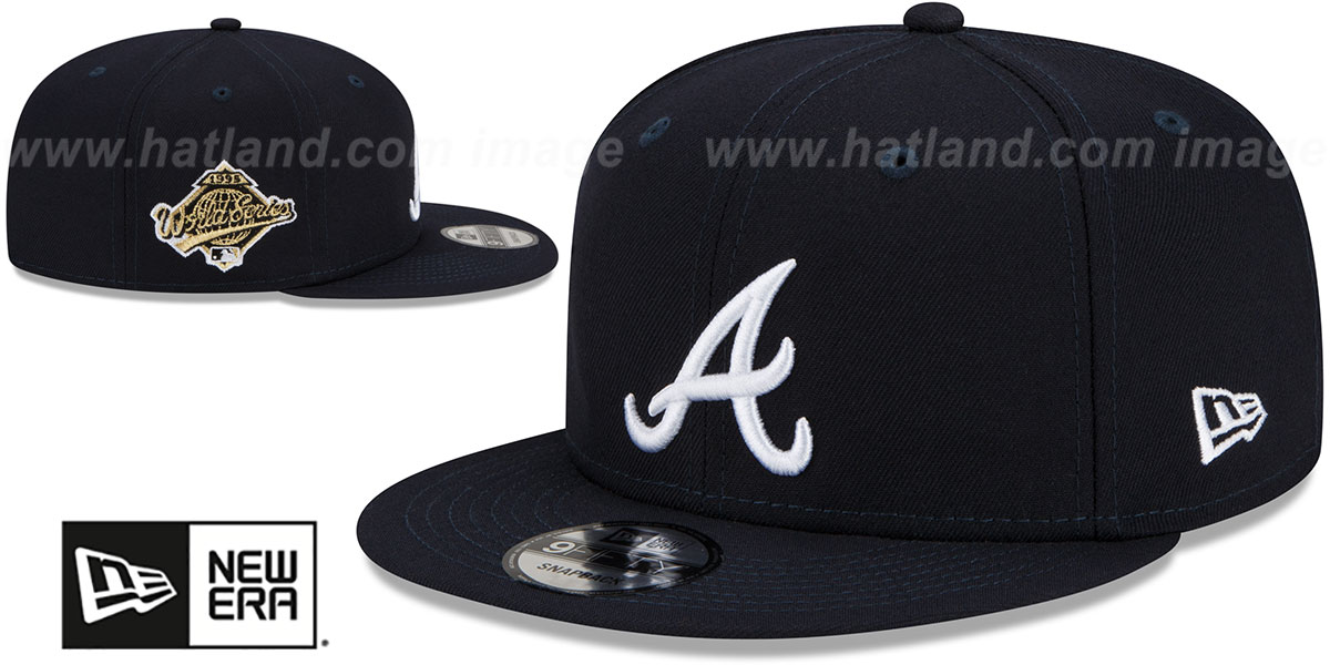 Atlanta Braves 1995 WS SIDE-PATCH SNAPBACK Hat by New Era