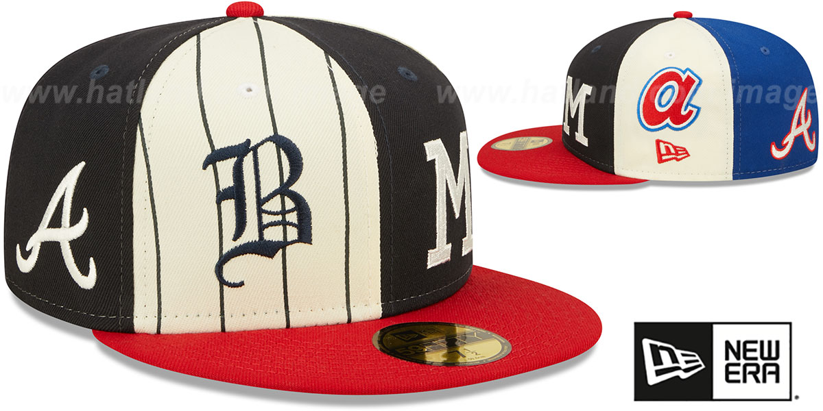 Atlanta Braves EVOLUTION PINWHEEL Fitted Hat by New Era