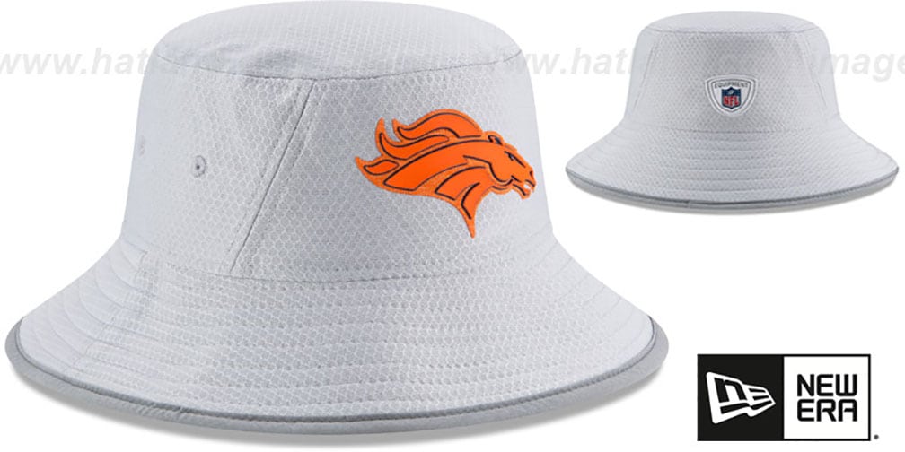 Denver Broncos 2018 NFL TRAINING BUCKET Grey Hat by New Era