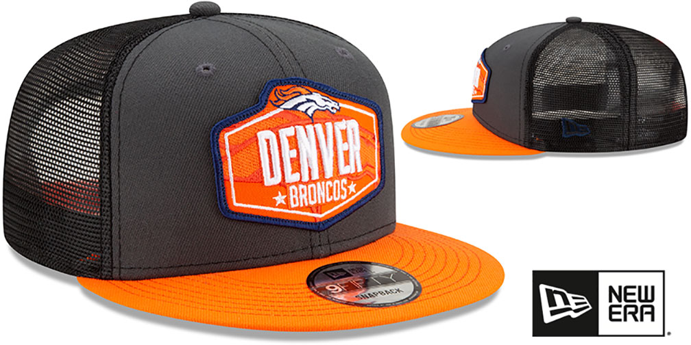Denver Broncos 2021 NFL TRUCKER DRAFT SNAPBACK Hat