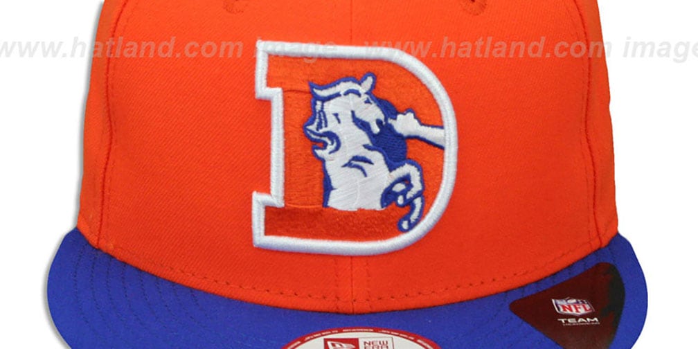 Denver Broncos BINDBACK TB SNAPBACK Orange-Royal Hat