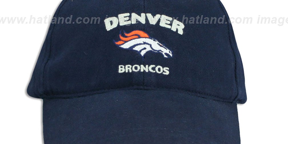 Denver Broncos STAMP Strapback Navy Hat by SPL28