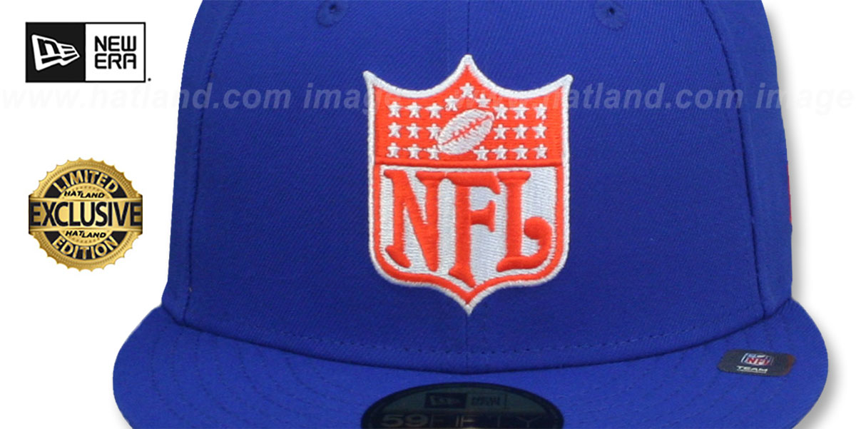 Denver Broncos THROWBACK NFL SHIELD-BASIC Royal Fitted Hat