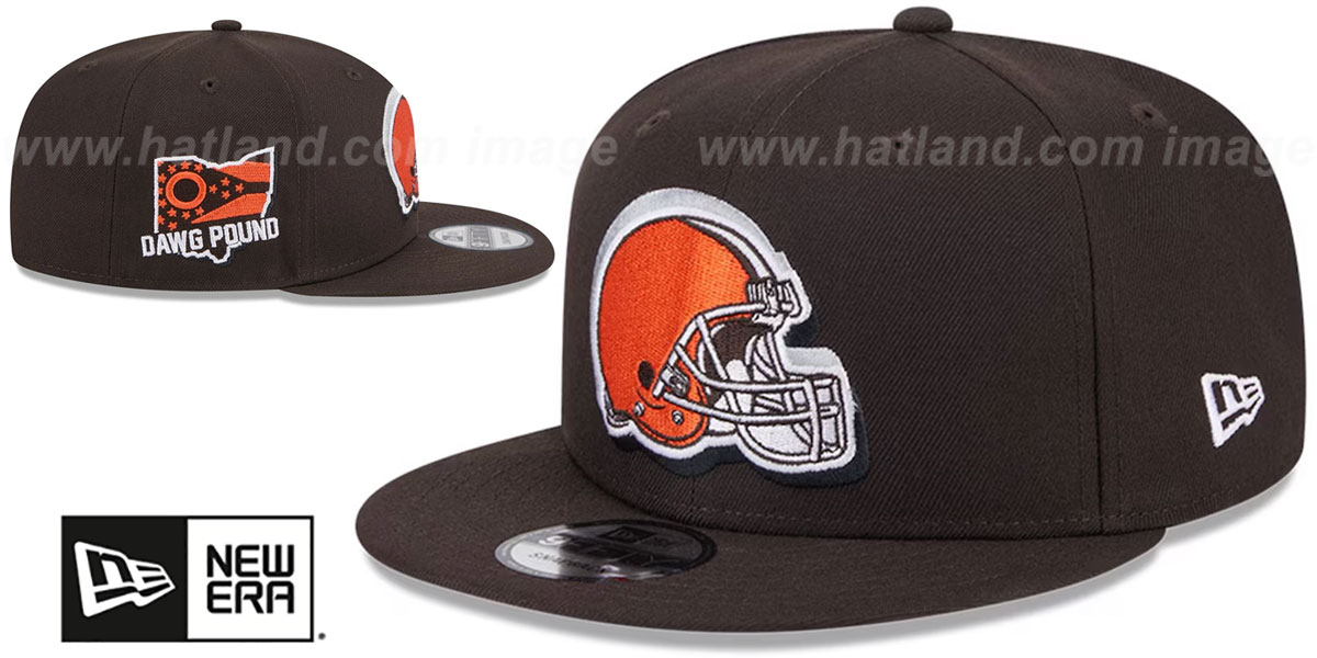 Cleveland Browns 2024 NFL DRAFT SNAPBACK Brown Hat