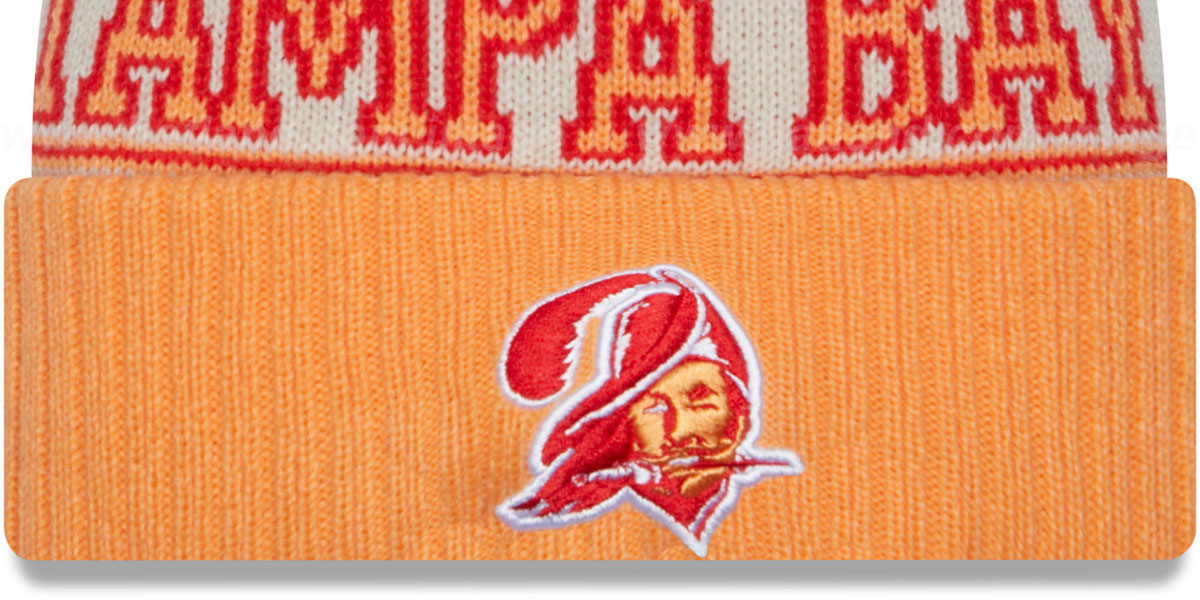 Tampa Bay Buccaneers 2023 HISTORIC SIDELINE Knit Beanie Hat