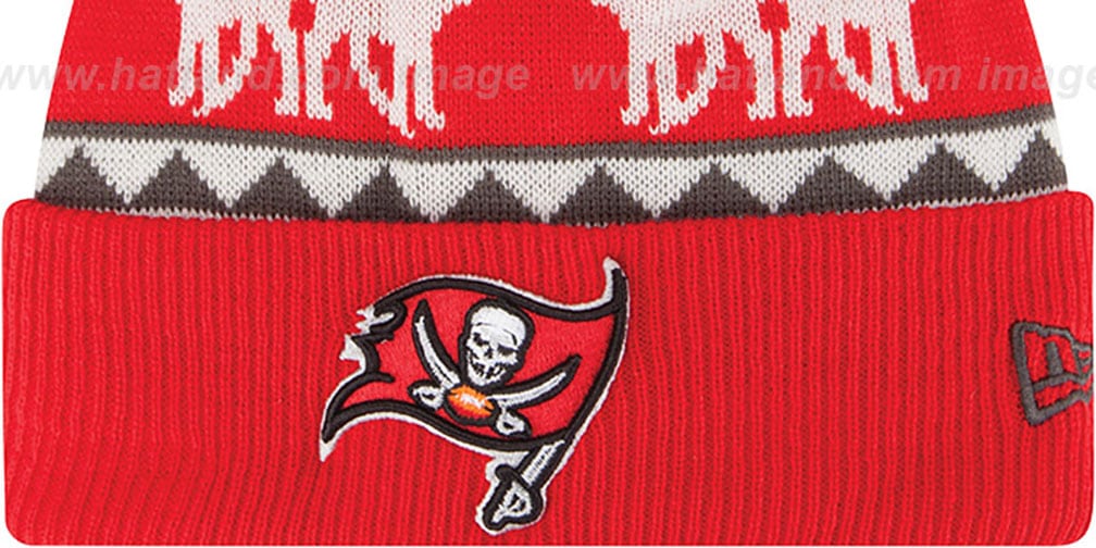 Tampa Bay Buccaneers THE-MOOSER Knit Beanie Hat by New Era