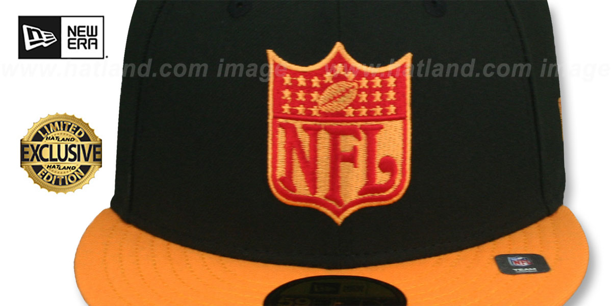 Tampa Bay Buccaneers THROWBACK NFL SHIELD-BASIC Black-Orange Fitt